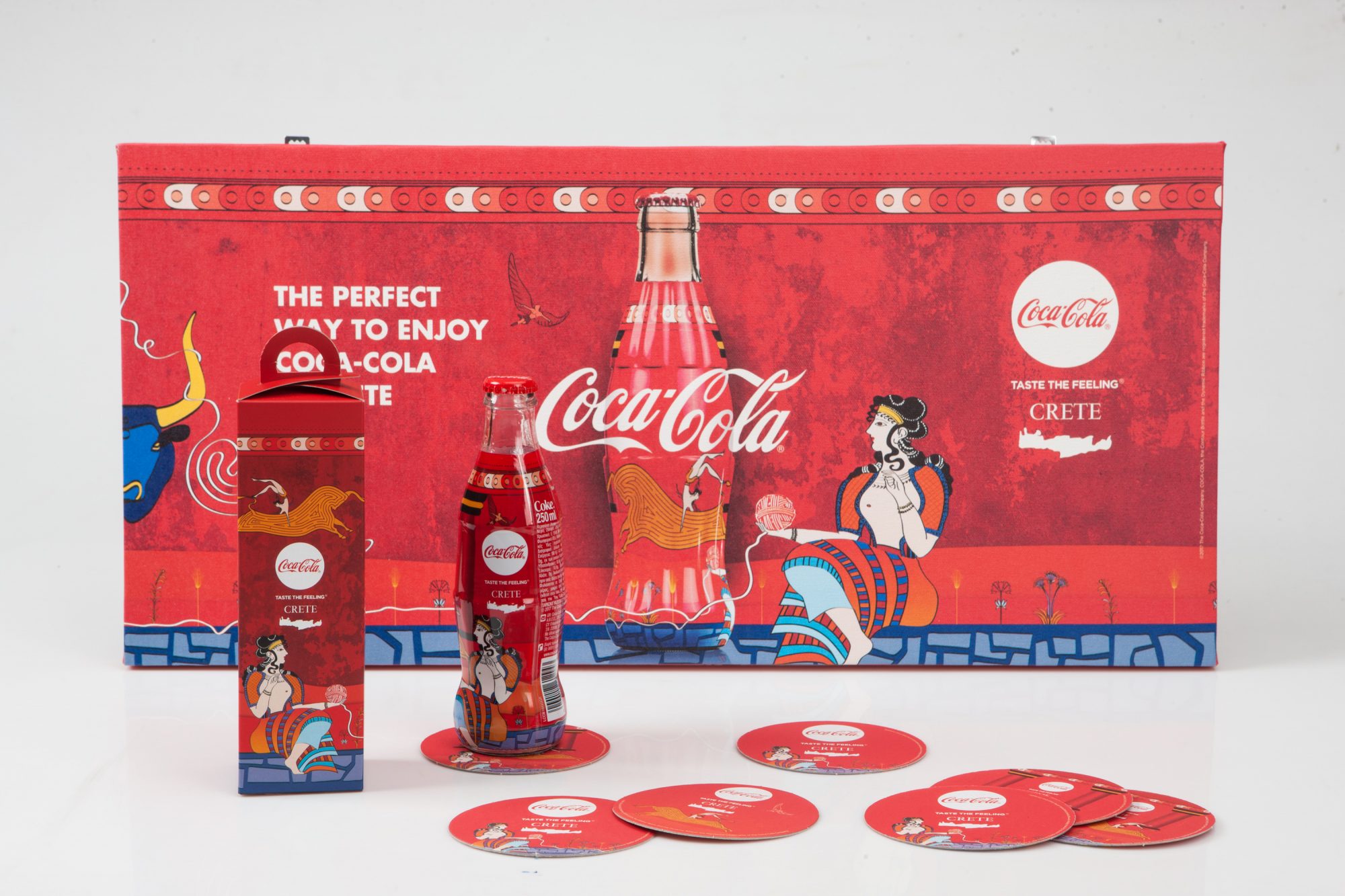 Coca-Cola Bottle Design Celebrates the Minoan Legacy of Crete