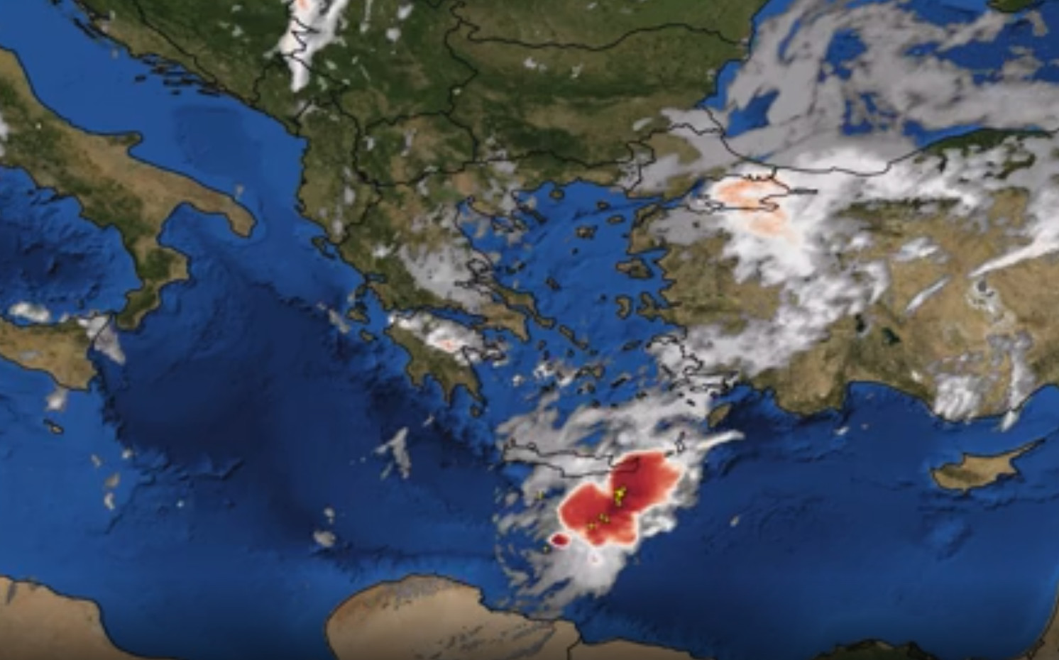 Tropical Cyclone Ianos Tears Its Way Across Crete Island