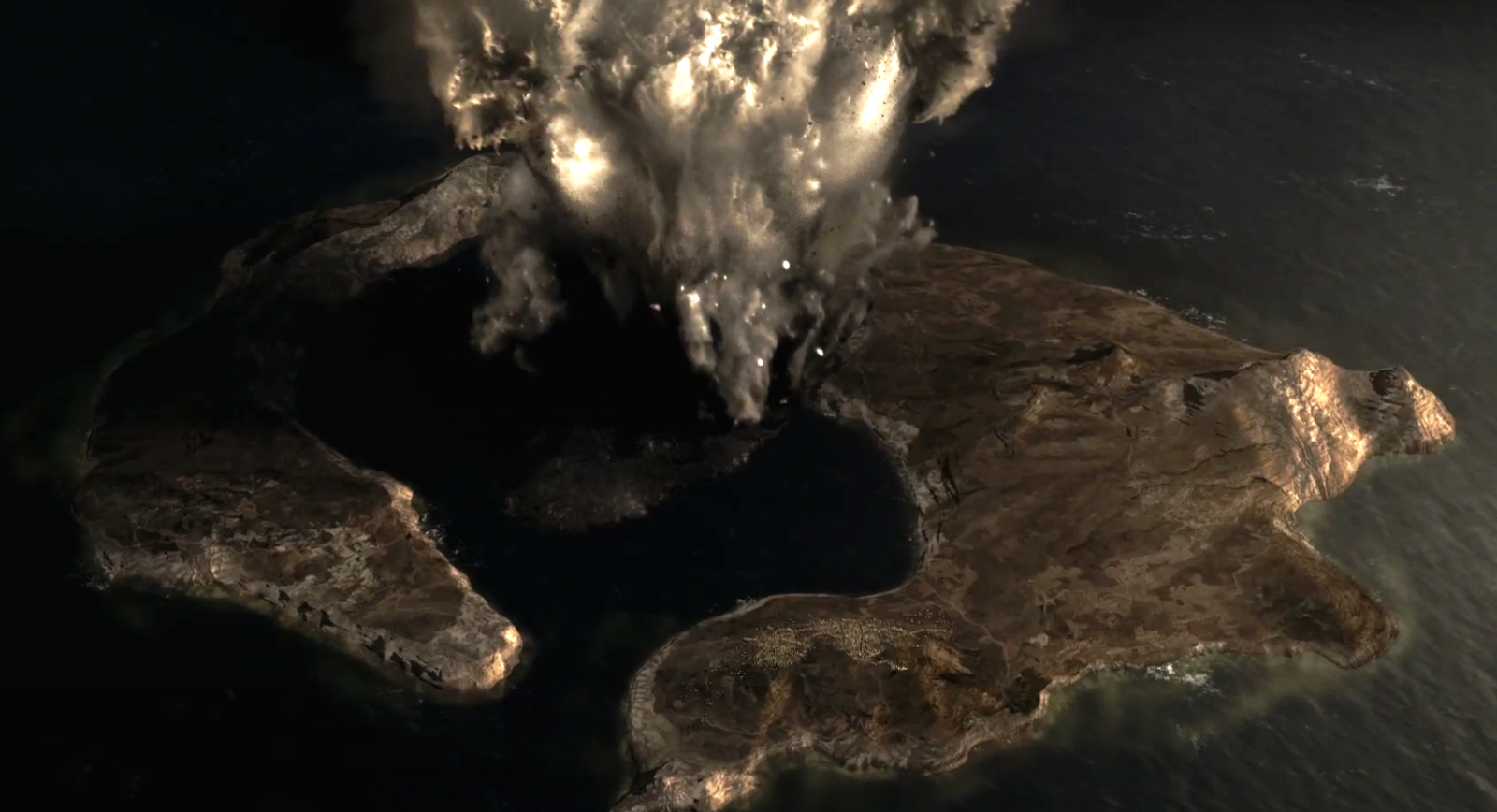 Thera Volcanic Eruption