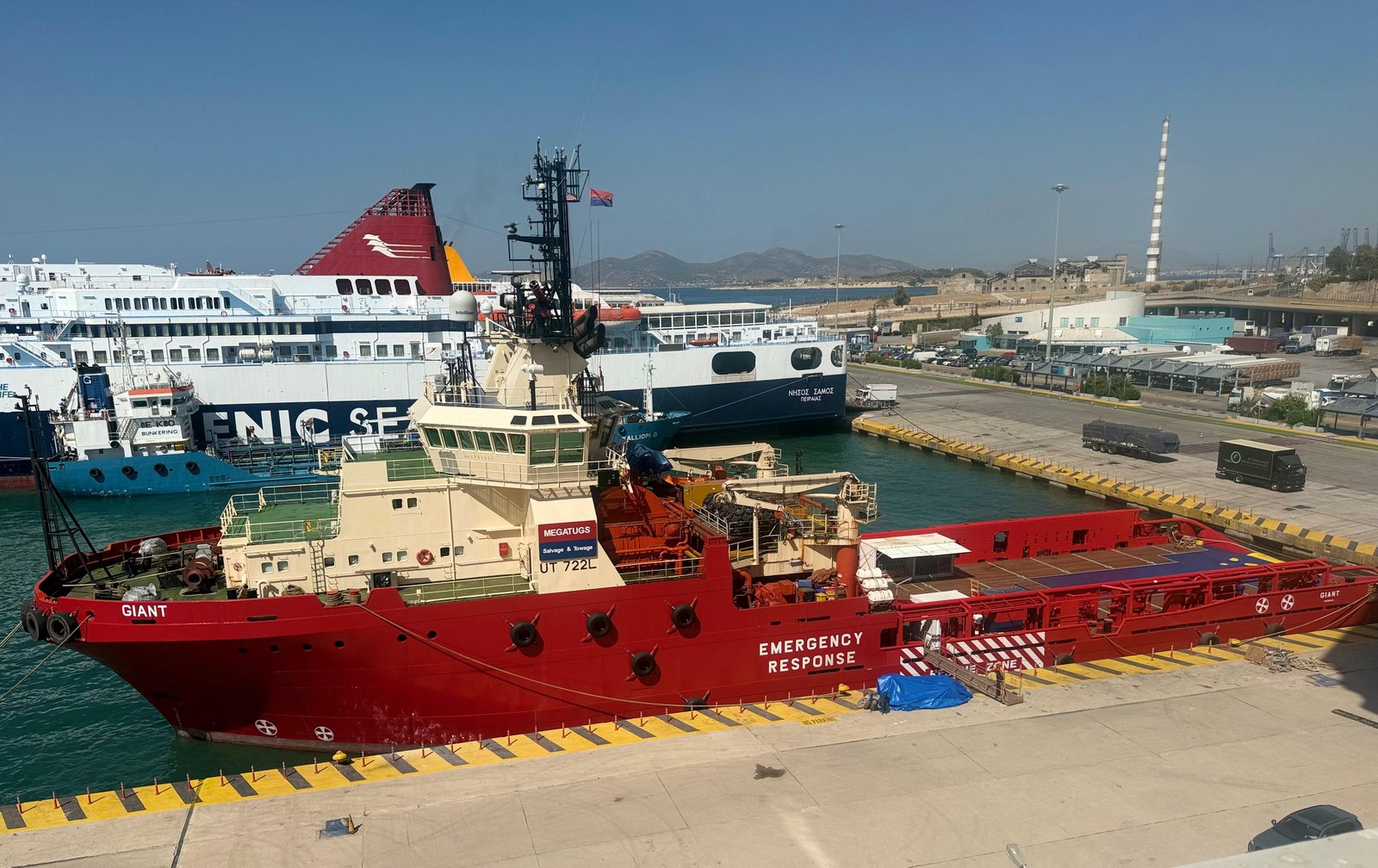 Greek GIANT Rescue Tug Heads to Red Sea